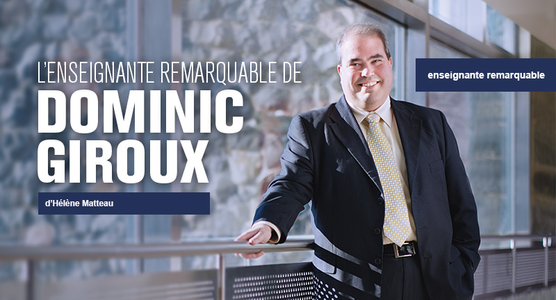 L'enseignante remarquable de Dominic Giroux - Pour parler profession ...